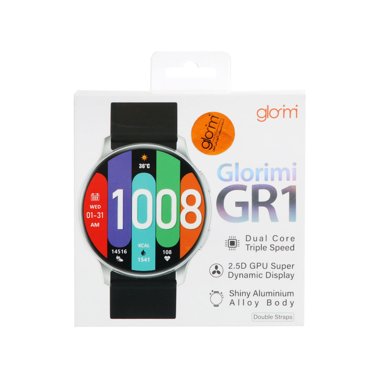 ساعت هوشمند Glorimi مدل GR1 - مشکی خاکستری (گارانتی شش ماهه شرکتی) - فروشگاه - پنل فروشگاهی eways