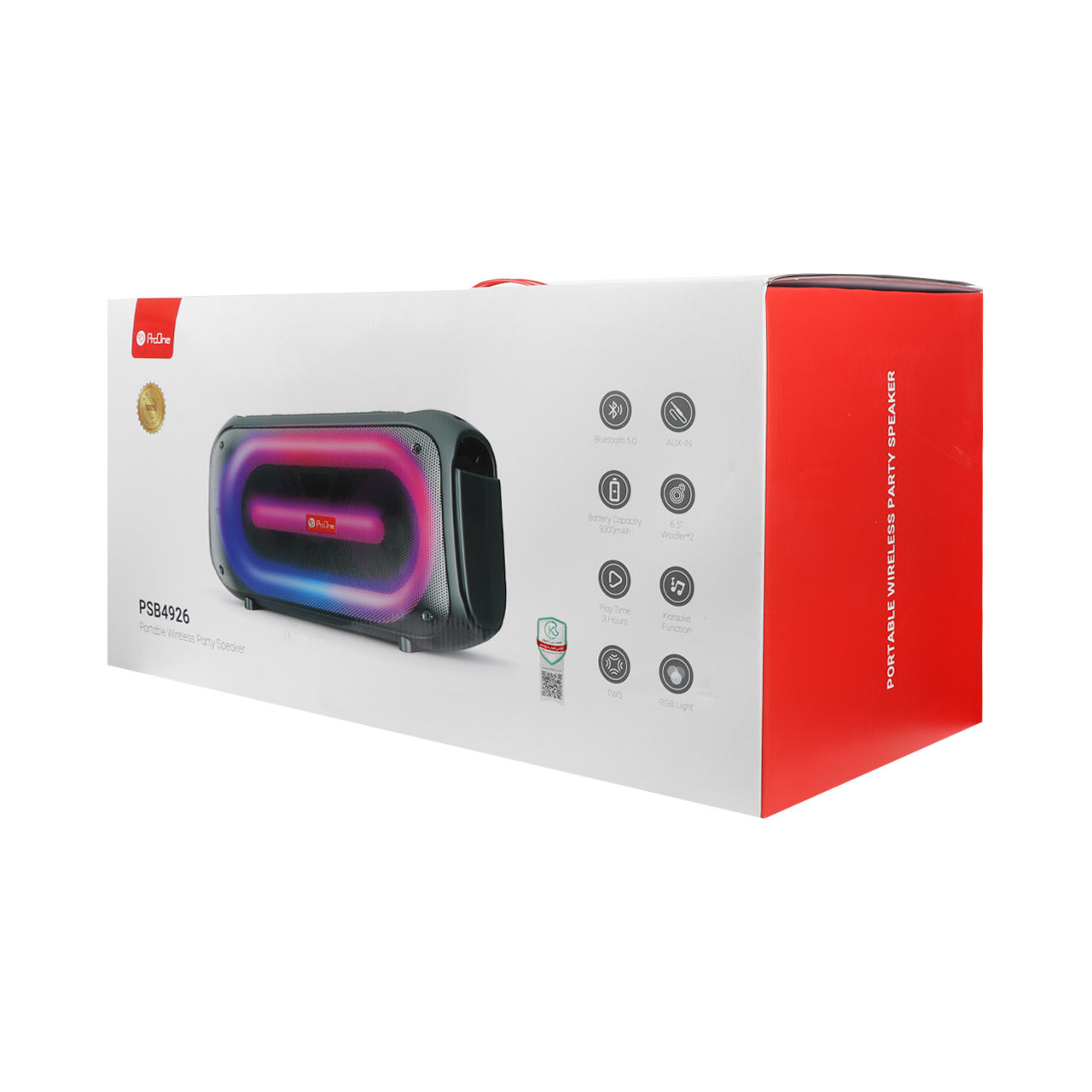 اسپیکر بی سیم ProOne مدل PSB4926 - مشکی - فروشگاه - پنل فروشگاهی eways