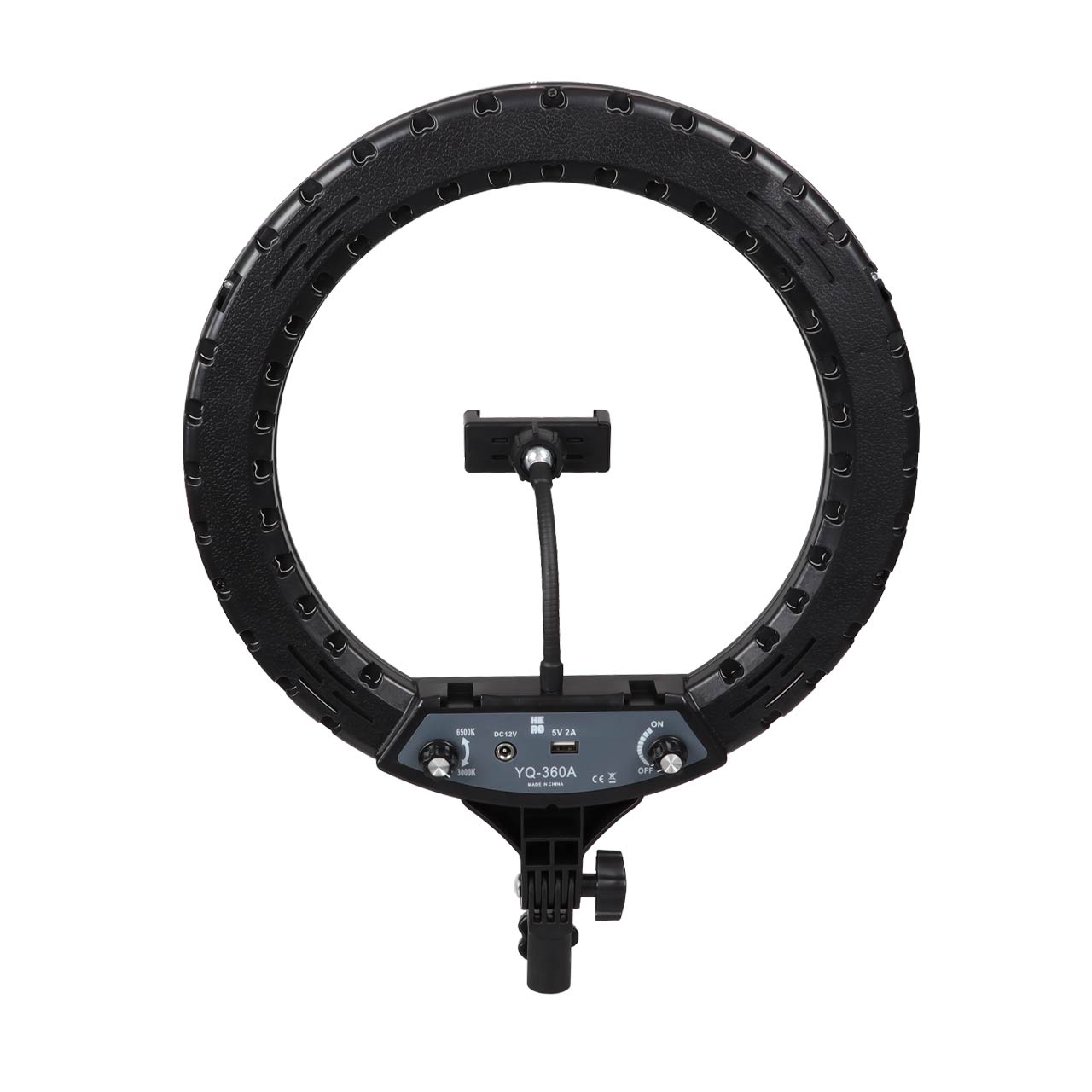 رینگ لایت 14 اینچ Hero مدل YQ-360A (بدون پایه) - فروشگاه - پنل فروشگاهی eways