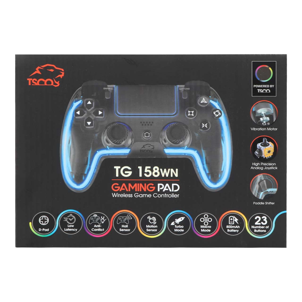 دسته بازی (گیم پد) بلوتوثی مخصوص موبایل TSCO مدل TG 158WN - مشکی - فروشگاه - پنل فروشگاهی eways