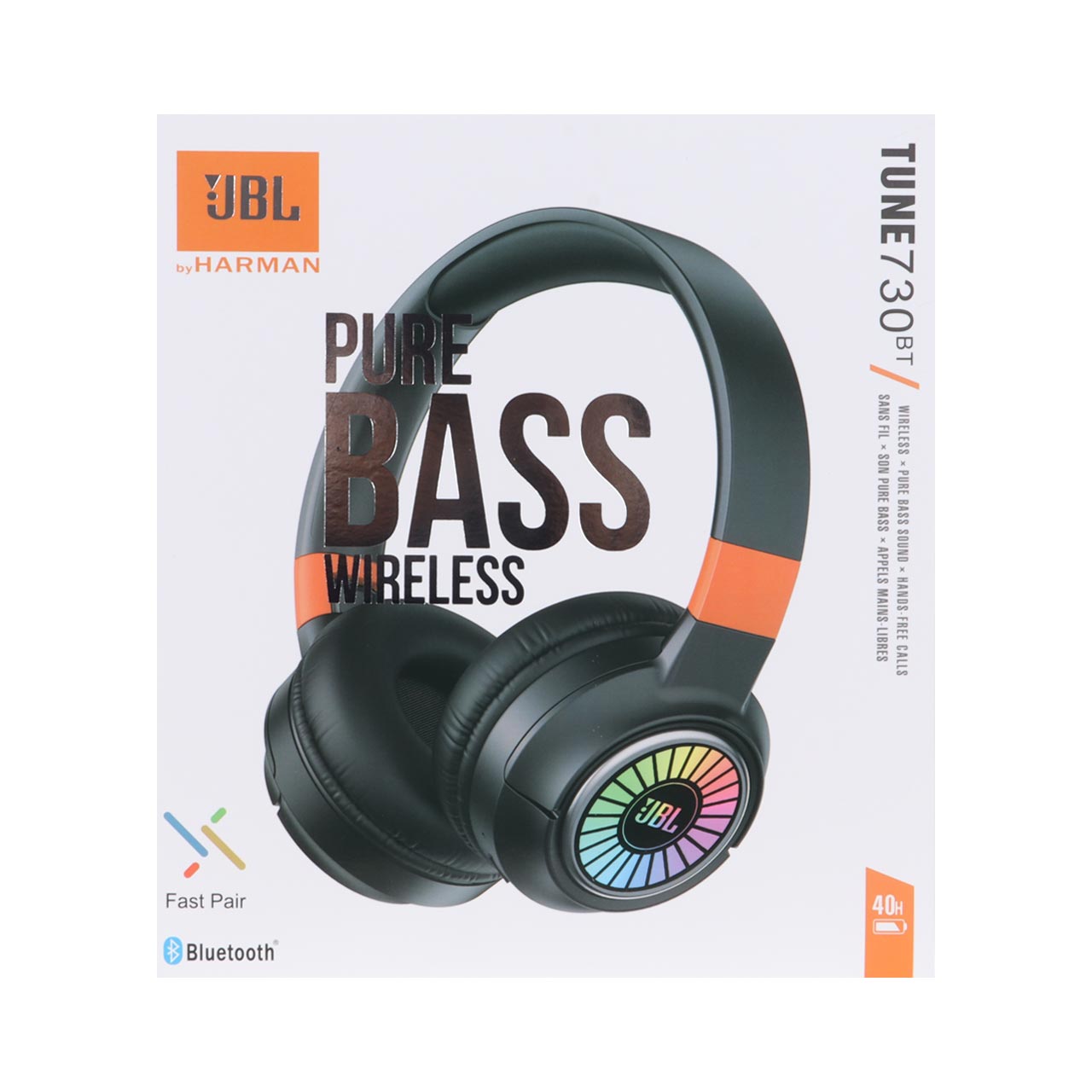 هدفون بی سیم JBL مدل TUNE 730BT - مشکی - فروشگاه - پنل فروشگاهی eways