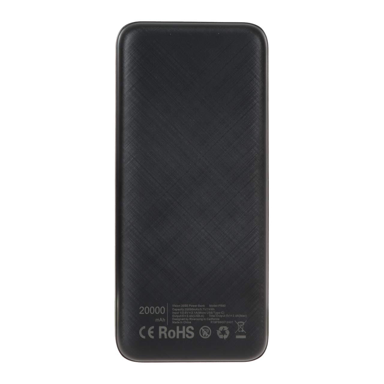 پاوربانک Riversong 20W 20000mAh مدل Vision 20SE PB80 - مشکی (حراجی تا ...
