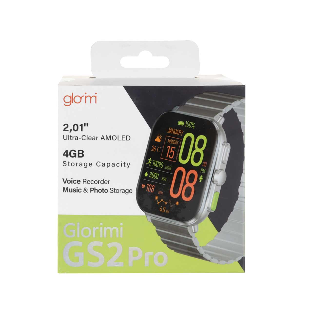 ساعت هوشمند Glorimi مدل GS2 Pro - مشکی خاکستری (گارانتی 12 ماهه شرکتی ...