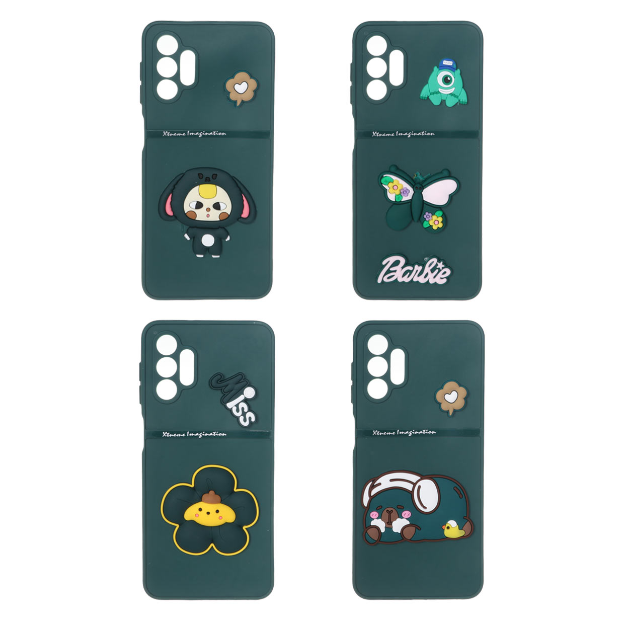 قاب Extreme Imagination عروسک برجسته Samsung Galaxy A13 4G - سبز (در ...