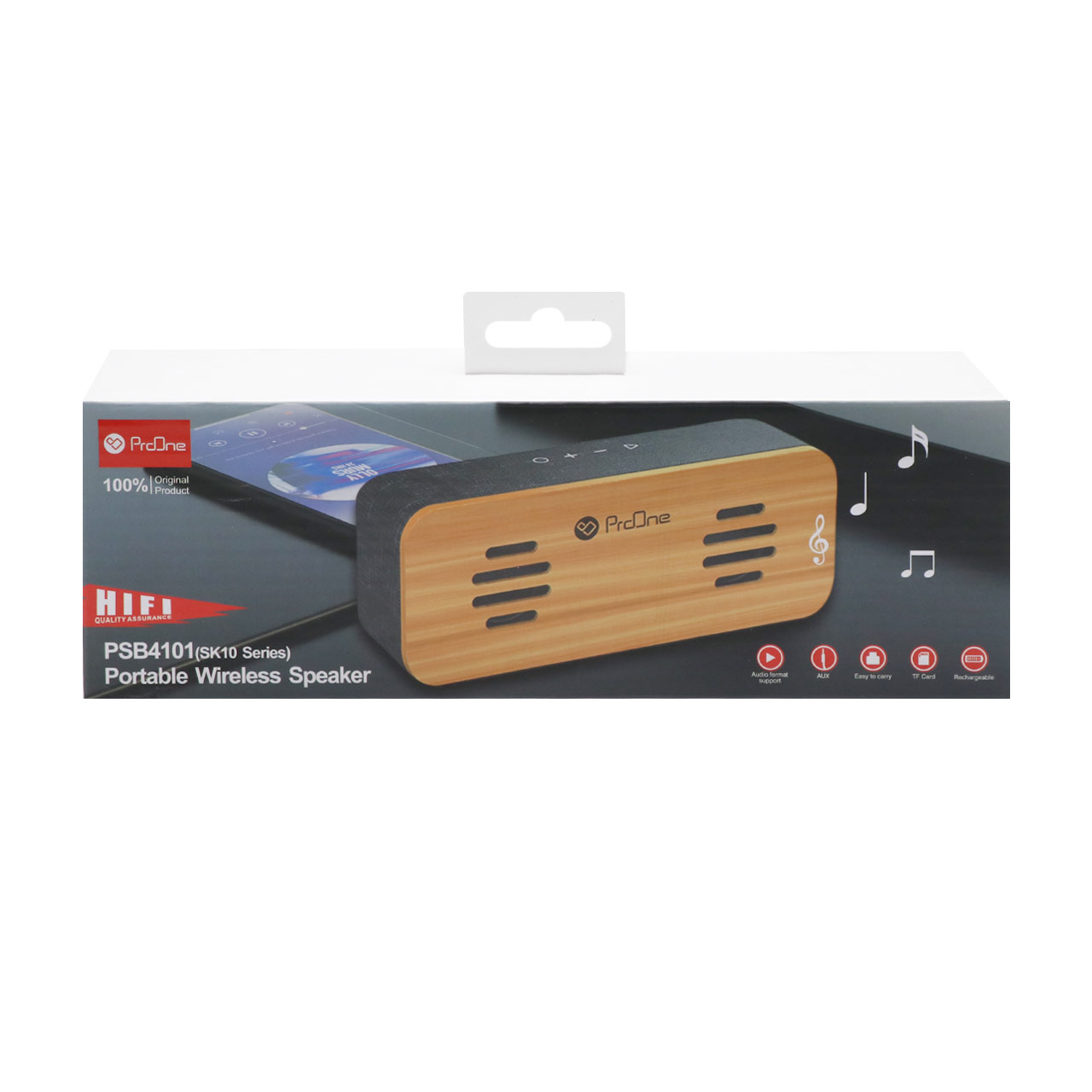 اسپیکر پرتابل بدنه چوبی ProOne مدل (SK10)PSB4101 -خاکستری - فروشگاه - پنل فروشگاهی eways