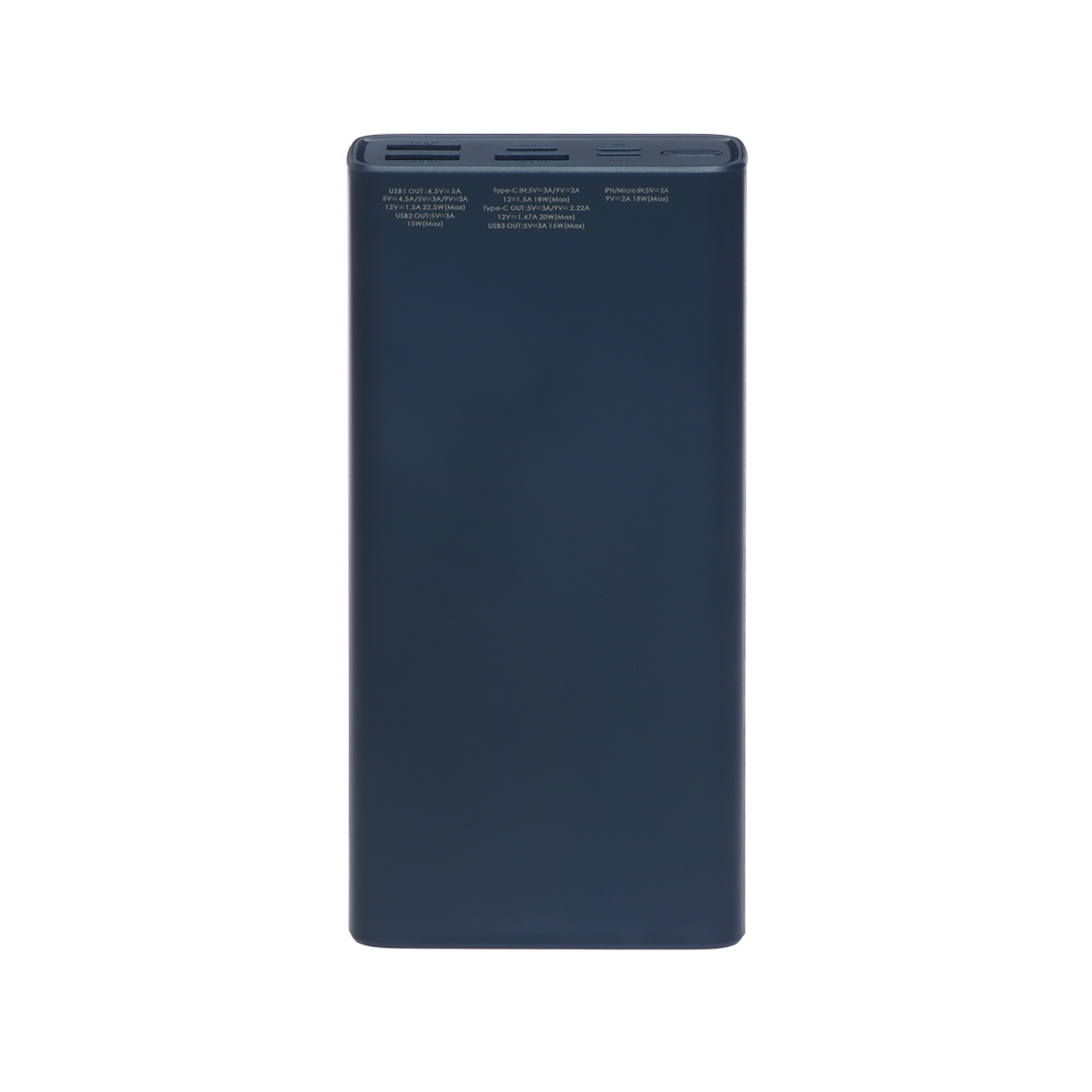 پاوربانک (PD و فست شارژ) Hiska 22.5W 20000mAh مدل QI-216PD - سرمه ای - فروشگاه - پنل فروشگاهی eways