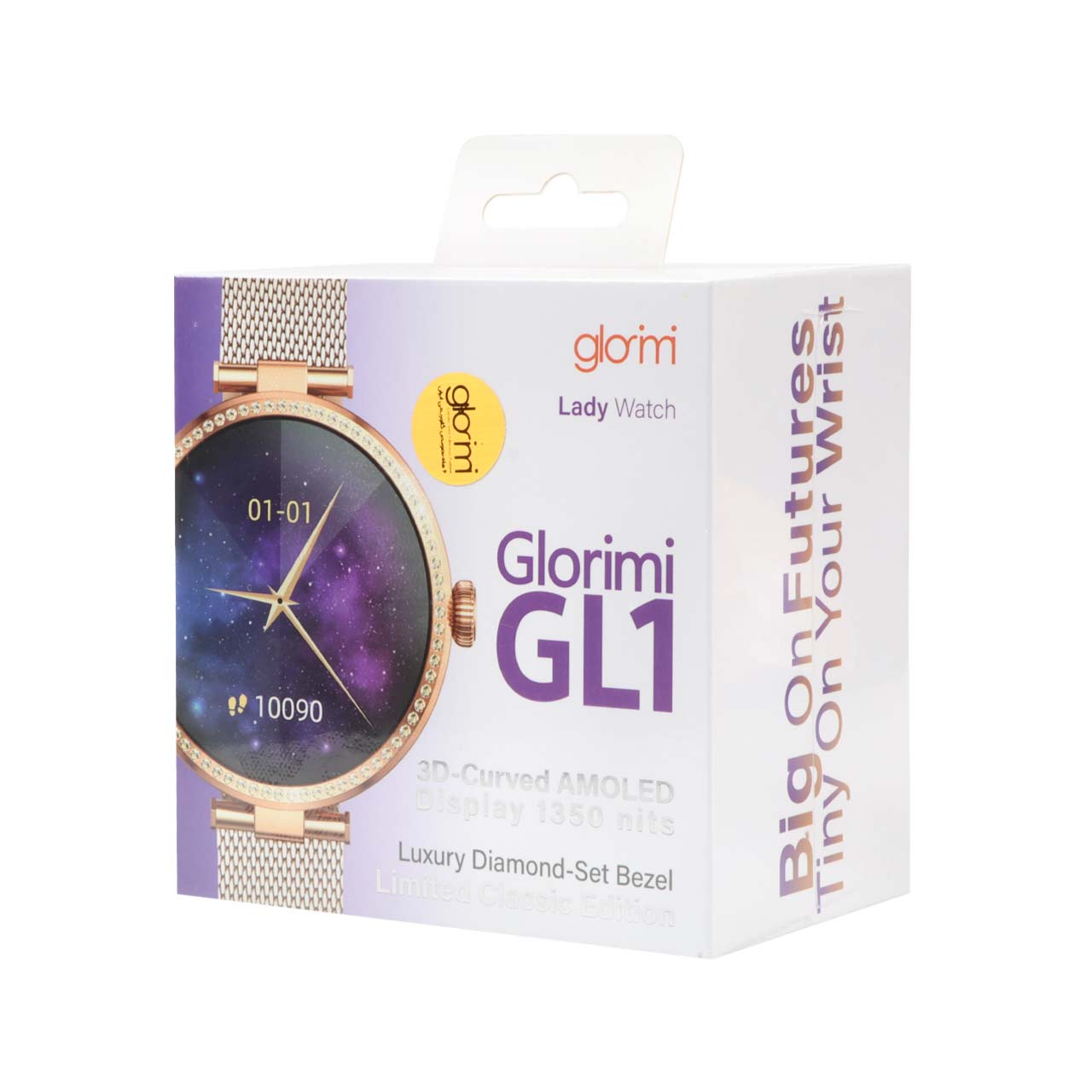 ساعت هوشمند Glorimi مدل Lady Watch GL1 - نقره ای (گارانتی شش ماهه شرکتی ...